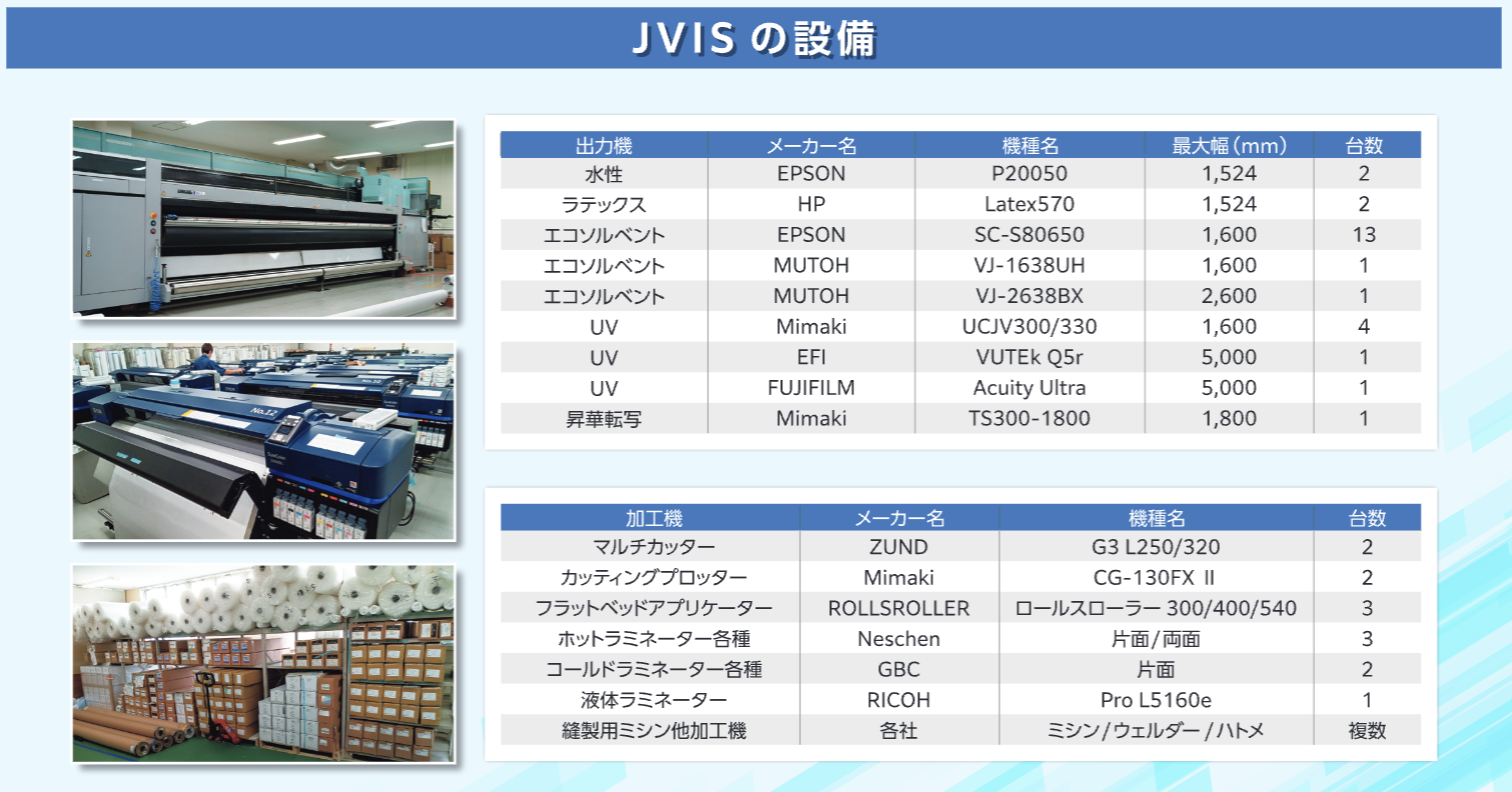サインの製造の業務委託先・ファウンドリは、JVISへ | 株式会社JVIS | サイン・看板・プリント・印刷・広告の品質にとことん向き合う会社